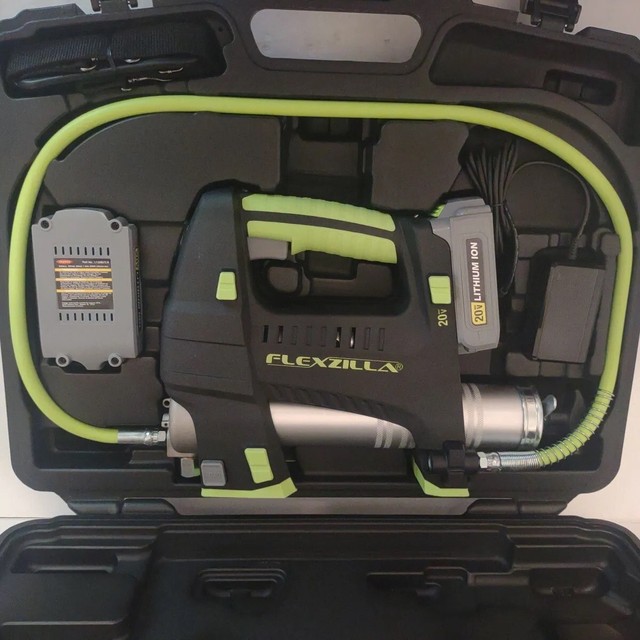 Flexzilla L1388LFZ 20V Cordless Grease Gun Kit - Black/Green for sale ...