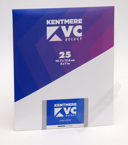 Kentmere VC Select 5"x7" B&W Darkroom Photographic Paper 25 Sheets ...