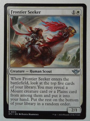 Frontier Seeker *Uncommon* Magic MtG x1 OTJ Outlaws of Thunder Junction ...