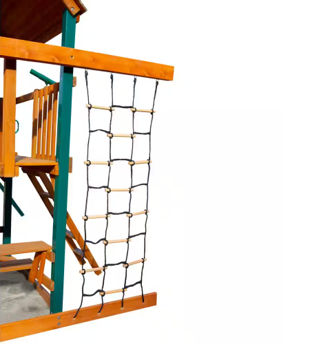 Kids Heavy Duty Braided Nylon Cargo Climbing Net for Playground 30 x 96 ...