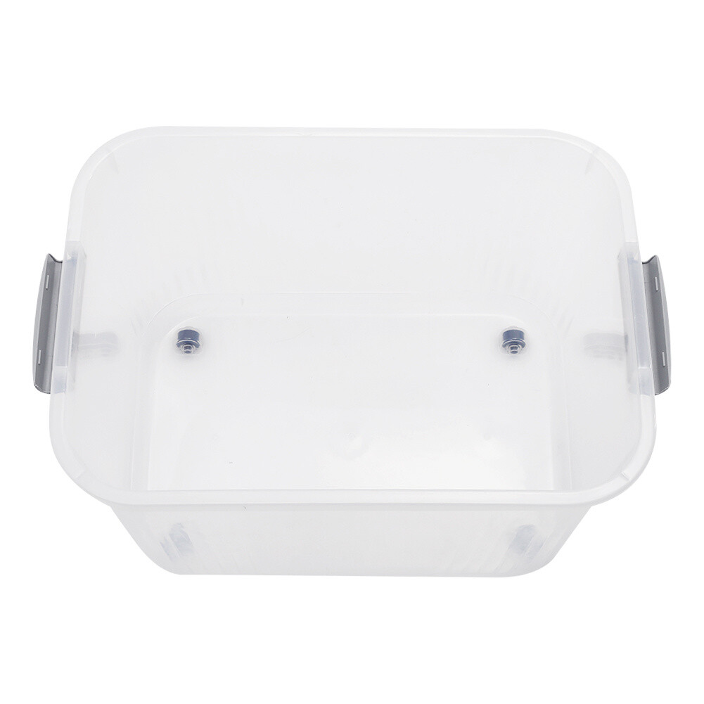 Plastic Storage Boxes on Wheels Container Home Office Lockable Lid ...