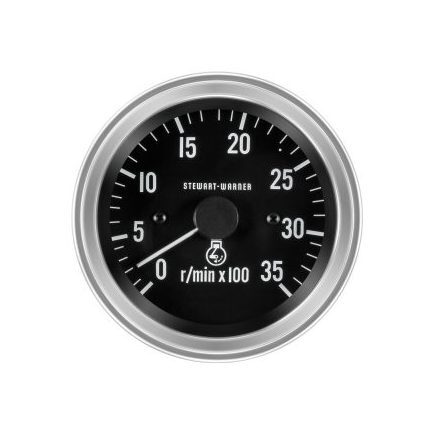 Stewart Warner 82636 Tachometer Deluxe Series, Magnetic Pickup Signal ...
