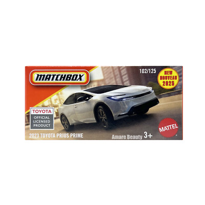 Matchbox Power Grabs 2025 Die-Cast Metal - 2023 Toyota Prius Prime 102/ ...