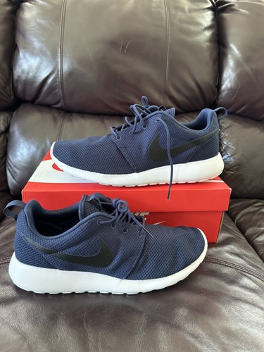 Nike Roshe One Men's Shoes Midnight Navy/White 511881 405 | eBay