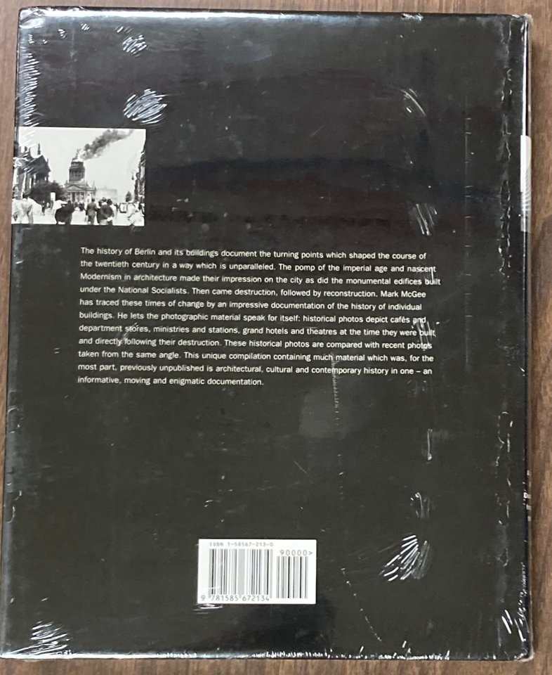 "BERLIN FROM 1925 TO THE PRESENT" BY MARK McGEE BRAND NEW STILL IN SHRINK WRAP | eBay