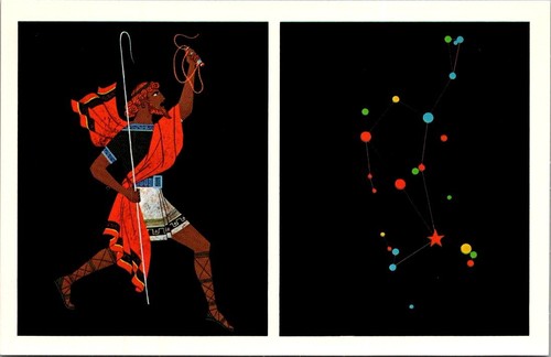 BOOTES THE BEAR DRIVER constellation ART Postcard | eBay