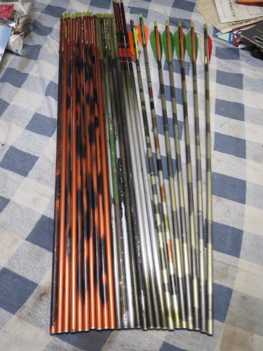 25 Vintage Mixed Easton 2117 Aluminum Arrows 27.5 to 32 Inches Used | eBay