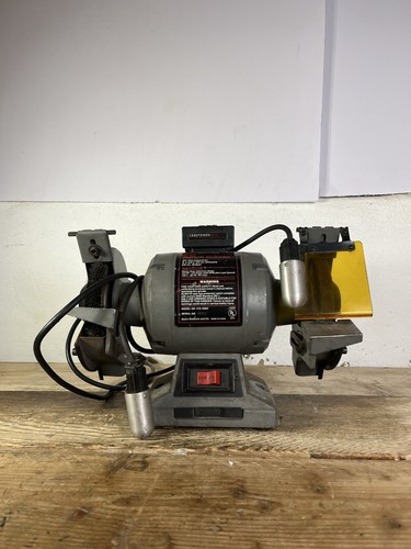 Craftsman 319.19062 6" Bench Grinder w/ Lights Shields 1/3hp | eBay