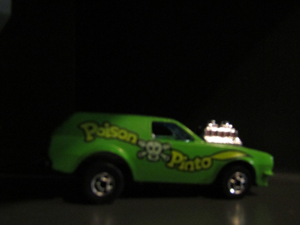 1975 Hot Wheels POISON PINTO Blackwall Light Green Enamel Flying Colors ...