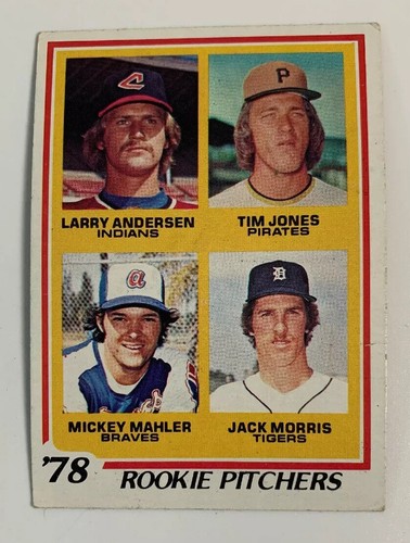1978 Jack Morris # 703 Rookie RC Detroit Tigers Topps Baseball Card | eBay