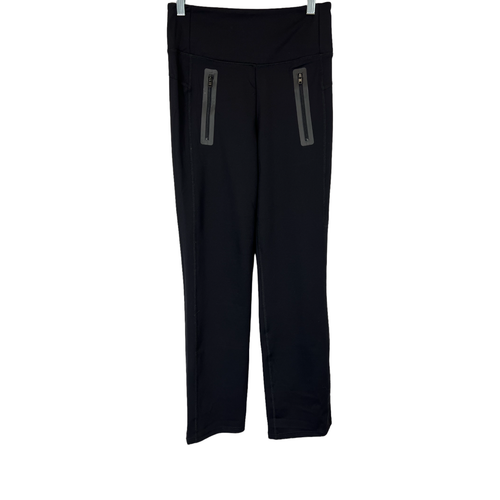 zuda Women's Z-Stretch Bootcut Pants with Zipper Pocket Solid Black 4X ...