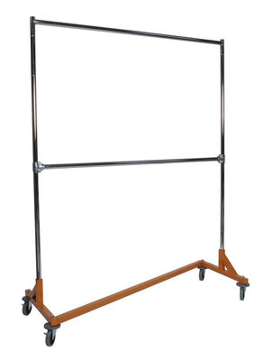 Heavy Duty Commercial Double Rail Rolling Z rack | eBay