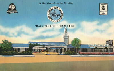 Postcard Oxnard Motor Hotel And Coffee Shop California | eBay