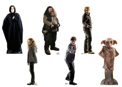 Harry Potter Variety Mini Cardboard Cutout Pack of 6 with Harry, Hagrid ...