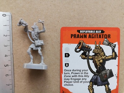 AGITATOR PRAWN ALIEN MINIATURE +CARD DISTRICT 9 BOARDGAME G937 | eBay