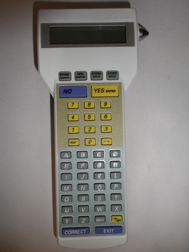 A.C. Nielson Telxon White Wireless Handheld LCD Display Bar Code ...