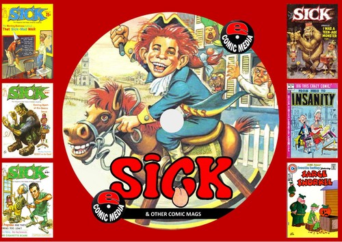 Sick Magazine Comic & Other Comics On PC DVD Rom (CBR Format) | eBay