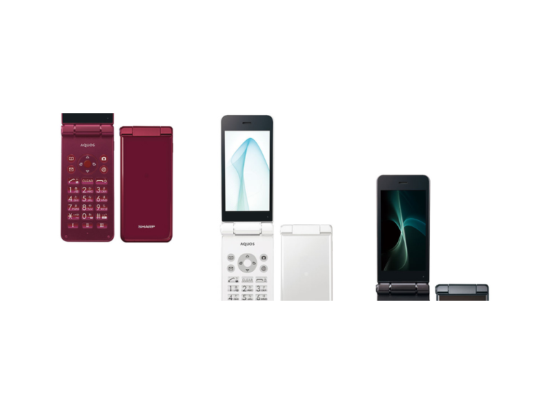 SHARP AQUOS KEITAI WHITE SH-N01 Android Flip Phone Unlocked 601SH JAPAN ...