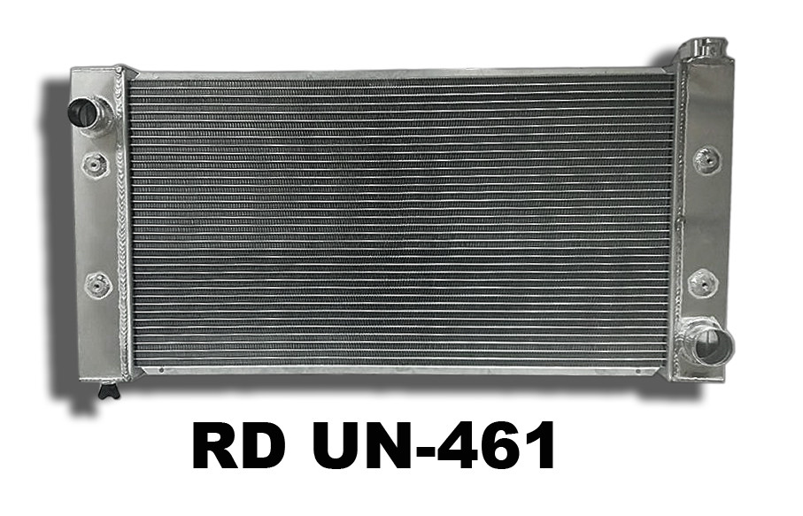 2 Row Universal Aluminum Left Inlet Radiator 31.7Wx17.5Hx3.74D | eBay