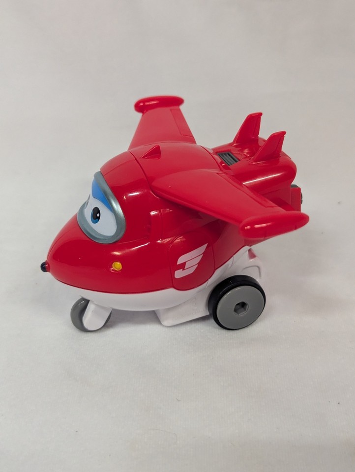 Super Wings Transforming Vehicle Jett Plane 2" Figure | eBay