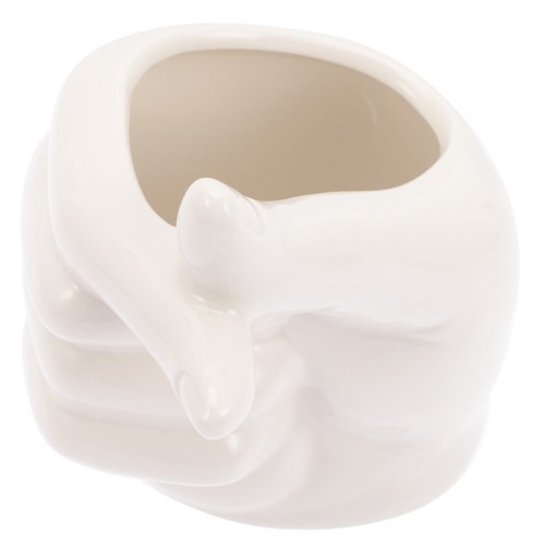 Ceramic Planter Hand Molding Flower Pot Cartoon Succulent Pots Garden ...