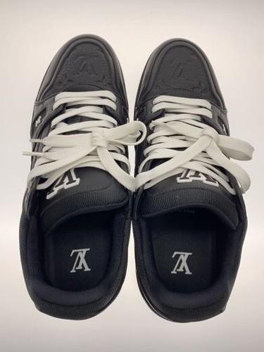 LOUIS VUITTON/LV trainer line sneakers/US8.5/BLK/1AARF4 | eBay