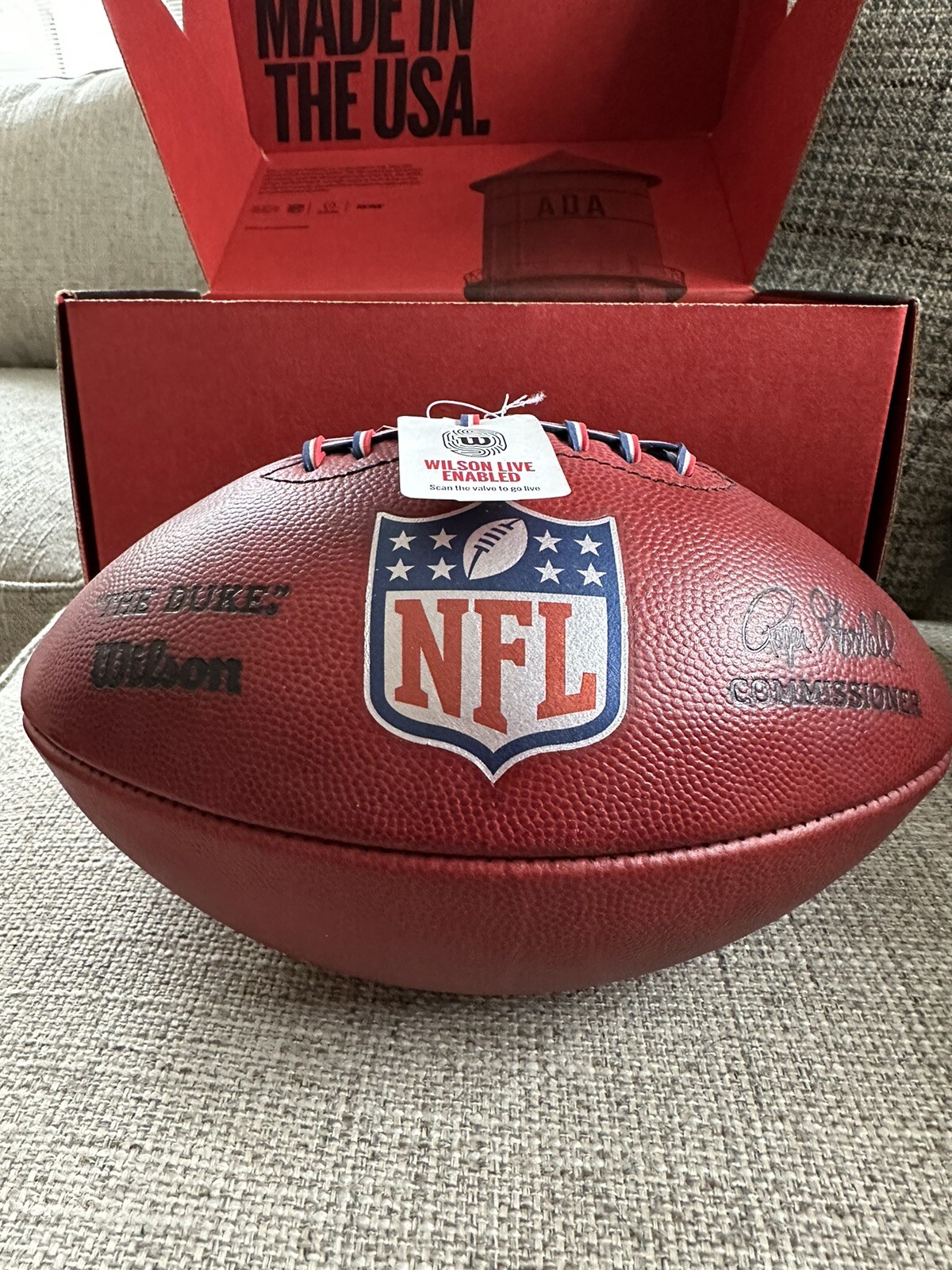Wilson THE DUKE NFL FOOTBALL limited edition USA 8 of 101 U.S.A RARE ...