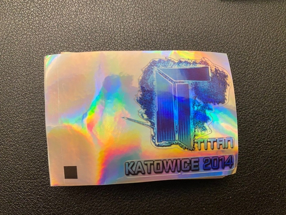 CSGO holographic sticker Katowice 2014 Titan IBP Crown Gaming CS2 ...