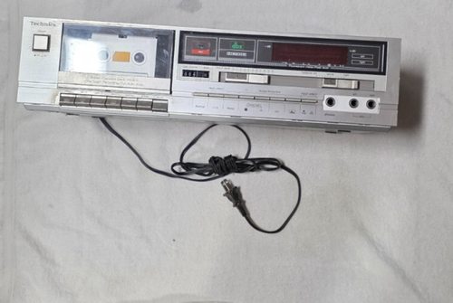 VINTAGE TECHNICS RS-B18 SINGLE COMPACT CASSETTE DECK SILVER MADE IN JAPAN 1984 | eBay