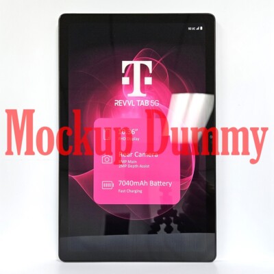 Official Revvl MOCKUP DUMMY Non-Working Tablet - Tab 5G 10.36" | eBay