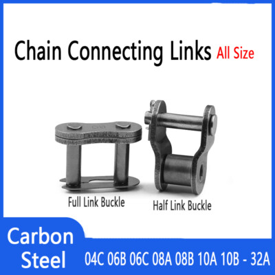 Chain Connecting Links Standard Roller Chain Full/Half Link Fast Post ...