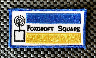 FOXCROFT SQUARE EMBROIDERED SEW ON ONLY PATCH 4" x 2" NOS | eBay