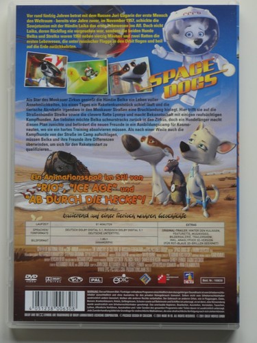 DVD Space Dogs Kinderfilm Weltraum Astronaut Animation 4051238006308 ...