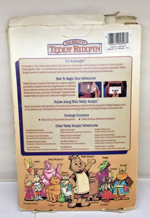 Teddy Ruxpin Adventure Series The Airship Book and Cassette Tape ...