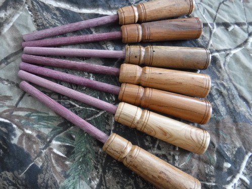 TURKEY CALL FRICTION STRIKER 1 Tweeners Purple Heart TYLERSBURG YELPERS ...