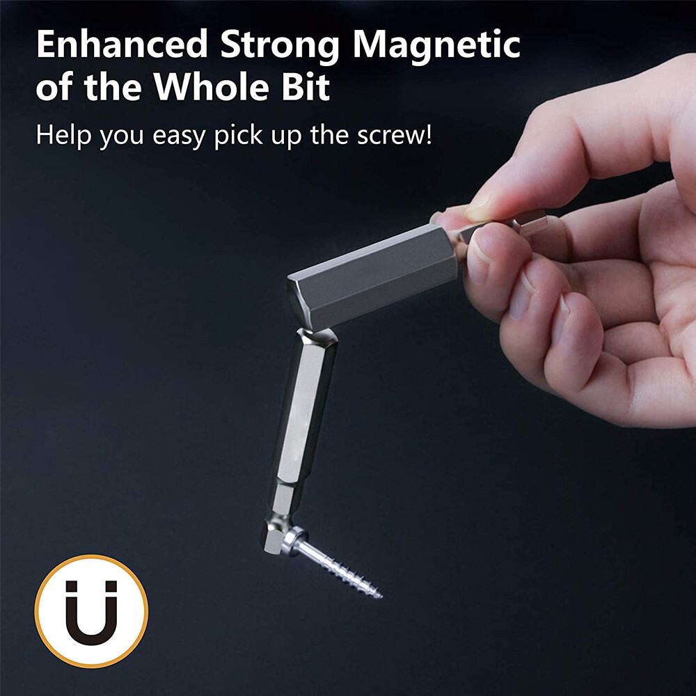 20pcs Hex Head Allen Wrench Drill Bit Set Steel Quick Release Shank ...