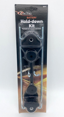 Battery Hold Down Kit 6-7/8" Rubber Crossbar with 10" J Bolts and Nuts ...