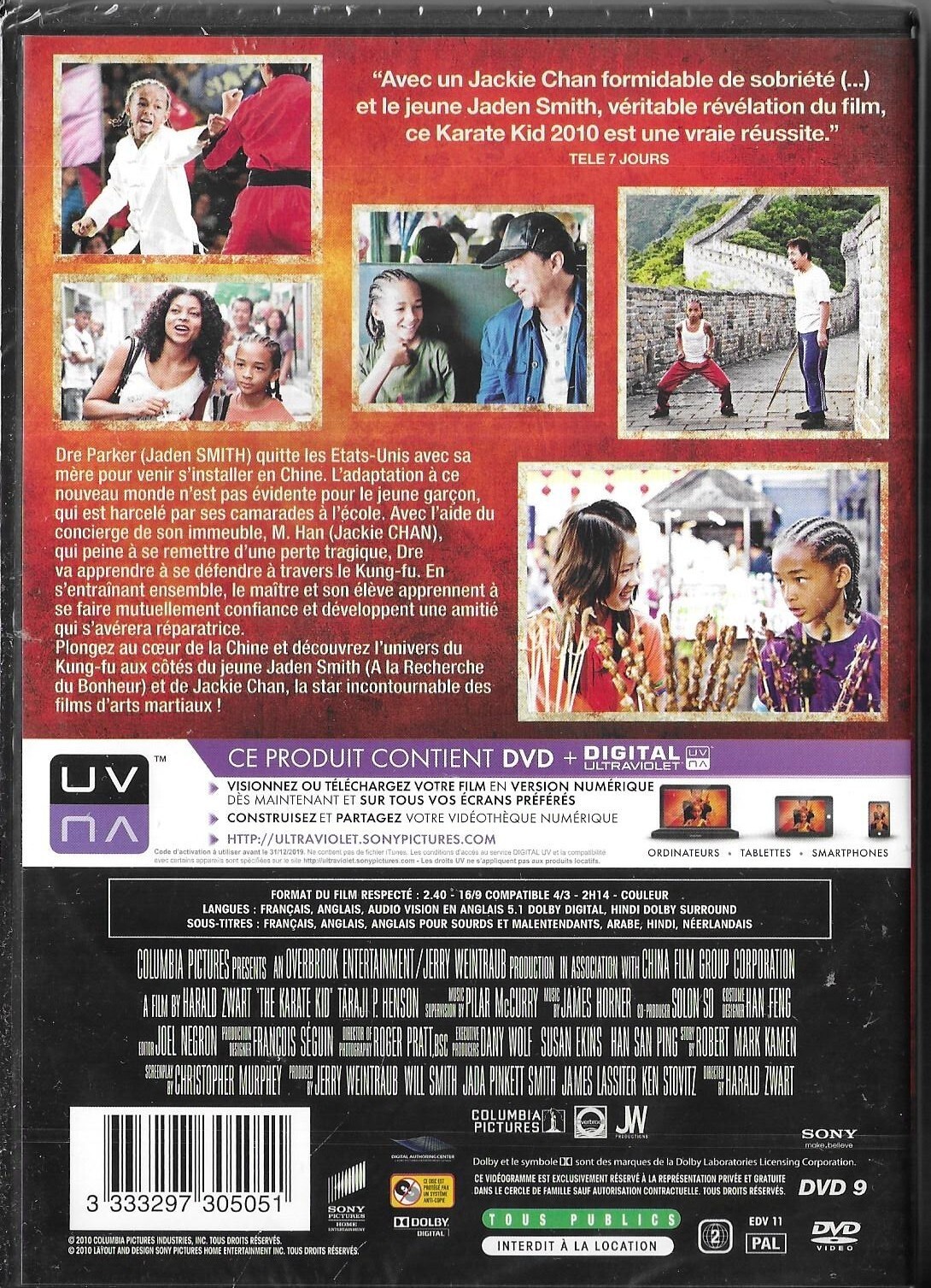 DVD - KARATE KID avec JACKIE CHAN, JADEN SMITH / NEUF EMBALLE - NEW ...