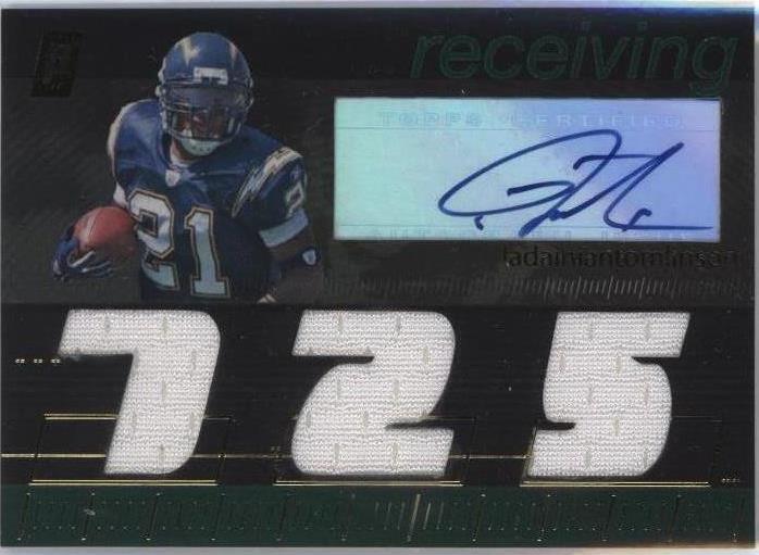 2006 Topps Paradigm - Career Highs Autographed Triple Relic Receiving ...