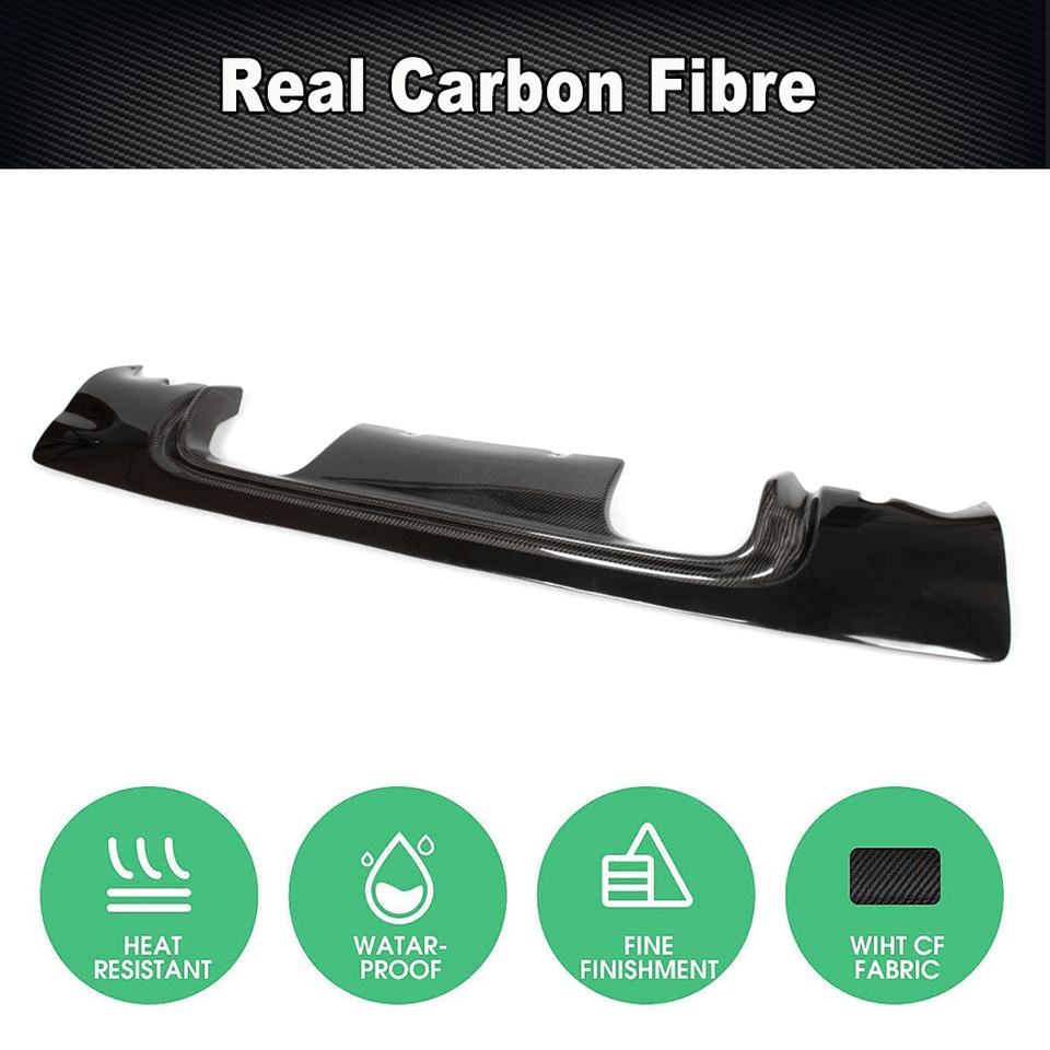 For BMW 3 Series E46 M3 2001-2007 Carbon Fiber Rear Bumper Diffuser ...