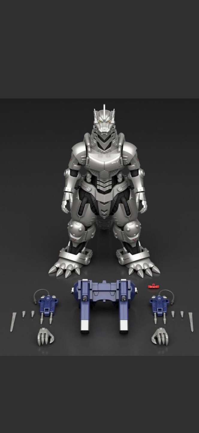 New Sealed Aoshima Godzilla Mechagodzilla MFS-3 24cm plastic model kit ...