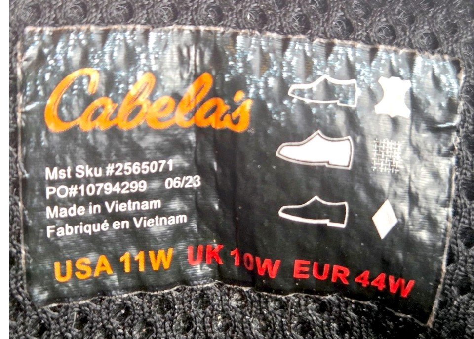 Cabelas Dry-Plus Soft Toe Work Boots Roughneck Ledger 8” Men's Size 11 ...