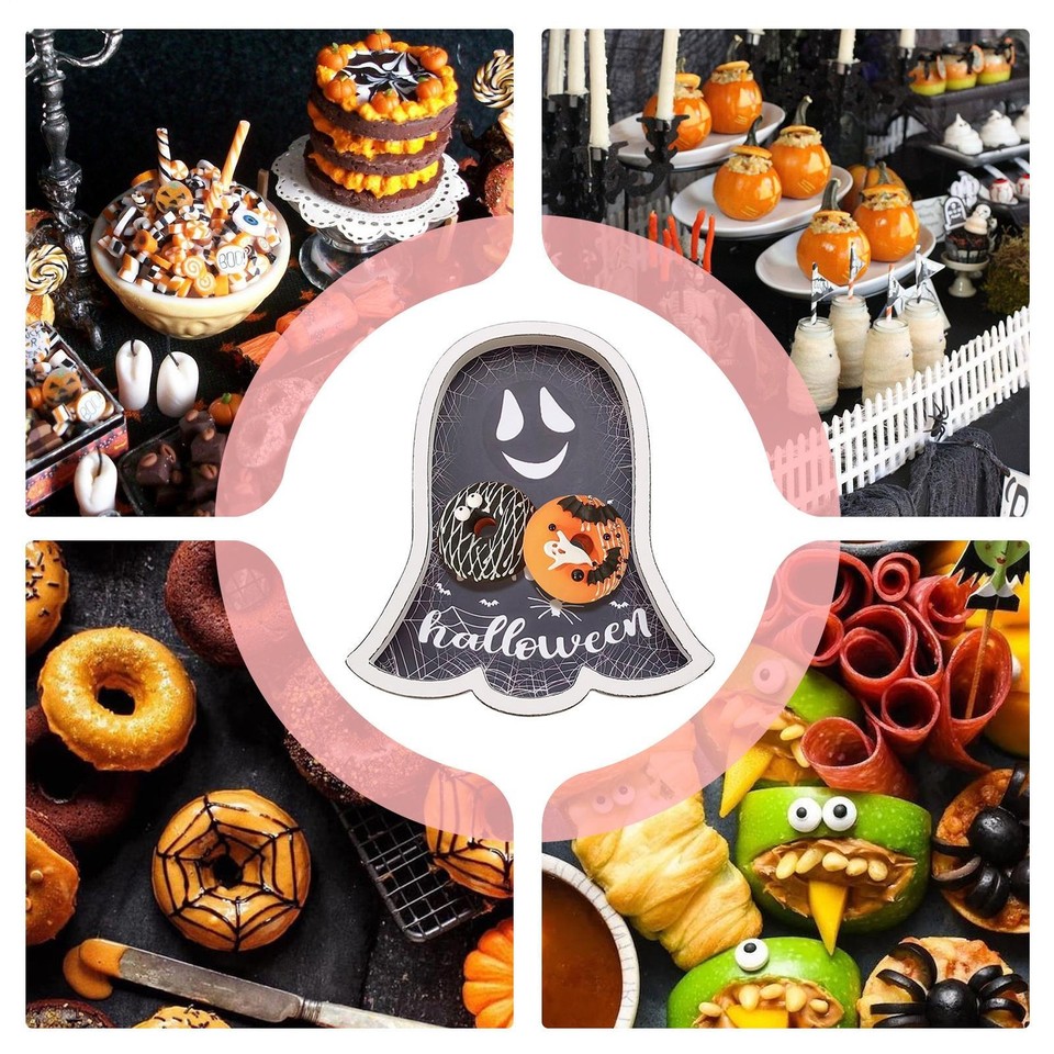 Ghost Serving Tray Ghost Snack Fruit Meat Cheese Board Ghost Snack ...