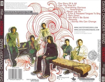 DAVID CROWDER BAND - REMEDY NEW CD 94639268429| eBay