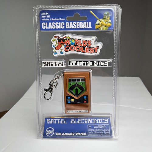 Mattel Electronics Hand Held Classic Baseball Game By Basic Fun 2016 ...