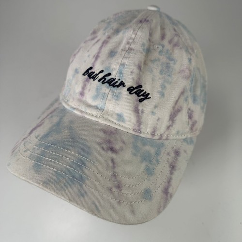 HOME Free Hat Women’s Tie-Dye OSFM "bad hair day" Embroidered Baseball ...