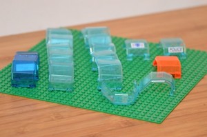 LEGO Windscreen/windshield 4 x 4 x 4 1/3 Helicopter #2483 | eBay