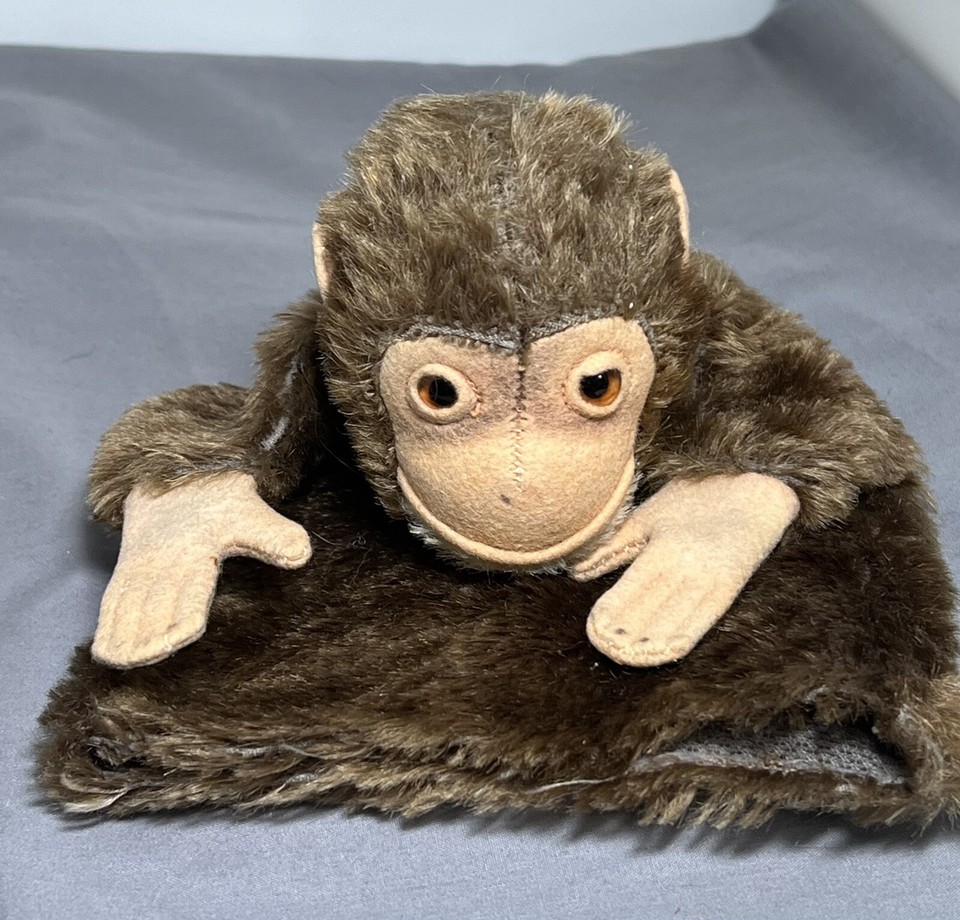 Vintage Steiff "Jocko" Chimpanzee Hand Puppet, Mohair Germany NO TAGS ...