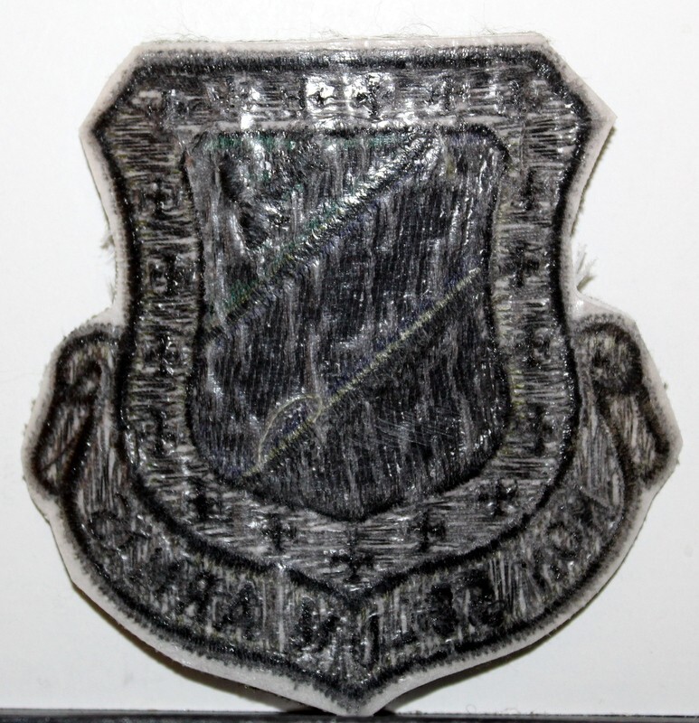 USAF Air Force 3rd Wing Subdued Crest Insignia Badge Emblem Crest Patch ...