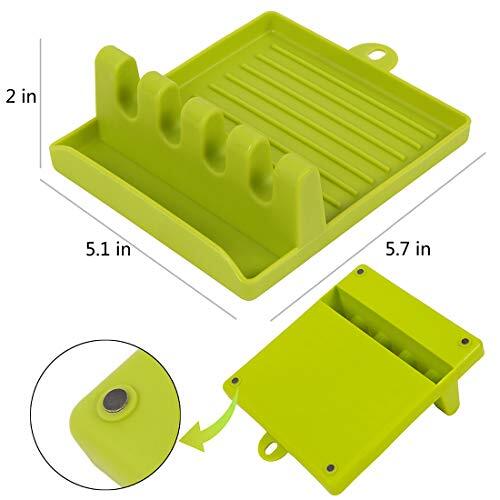 Kitchen Utensil Rest Spoon Rest Kitchen Utensil Set Upgrade Hanging ...